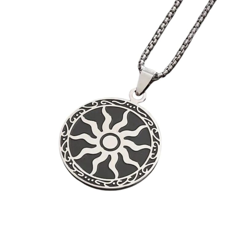 Vintage Mythology Apollo Amulet Sun God Stainless Steel Pendant ...