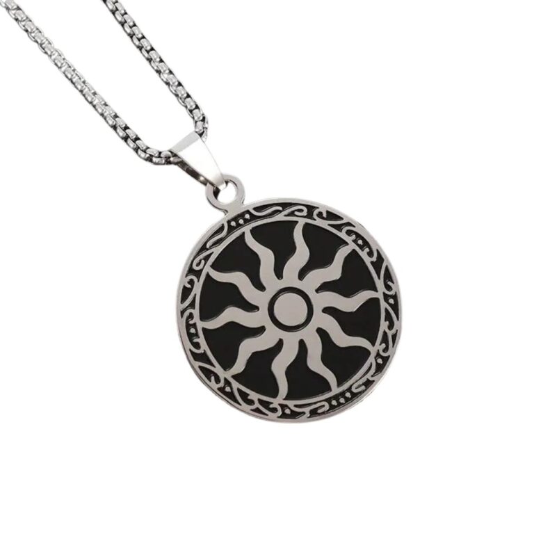 Vintage Mythology Apollo Amulet Sun God Stainless Steel Pendant ...