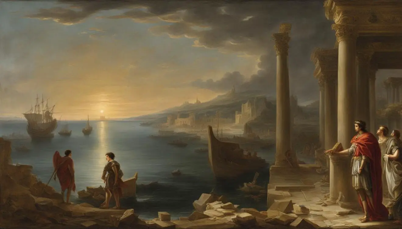 What is the legend of Aeneas in Roman culture?