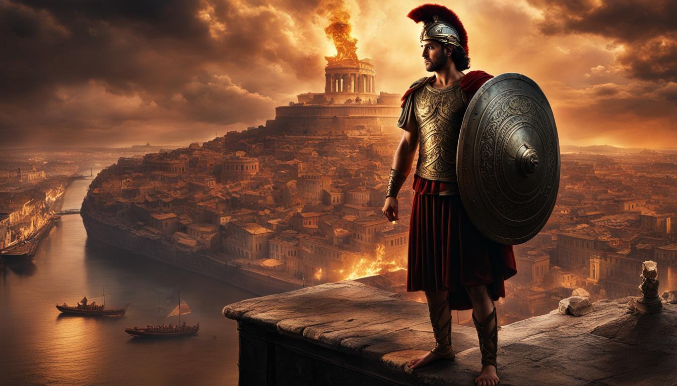 What is the legend of Aeneas in Roman culture?